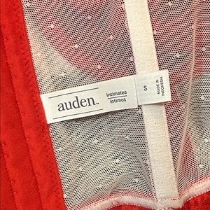 Auden | Intimates & Sleepwear | Auden Red And White Lace Bralette Size ...